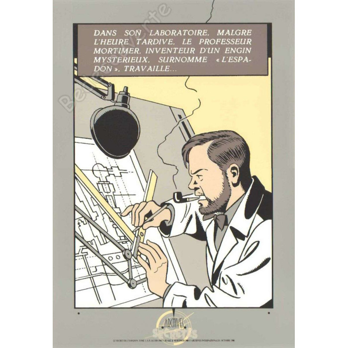 Biographie de Jacobs : affiches et posters de blake et mortimer