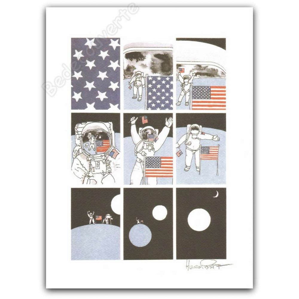 Affiche, sérigraphie et poster d'Hugo Pratt