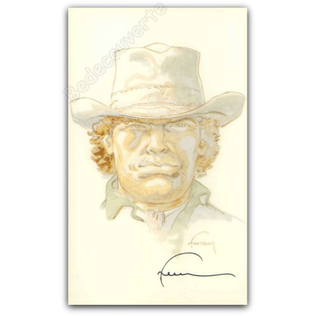 Ex-libris Hermann - Comanche Red Dust Profil BD - Bédécouverte