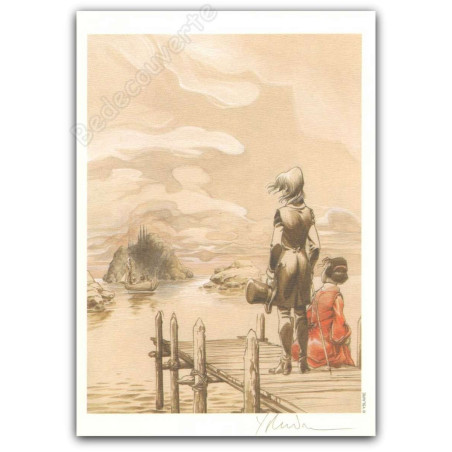 Ex-libris Yslaire - Sambre Barque BD - Bédécouverte