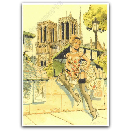 Ex-libris Meynet - Pin-up Paris Notre Dame 2021 BD - Bédécouverte