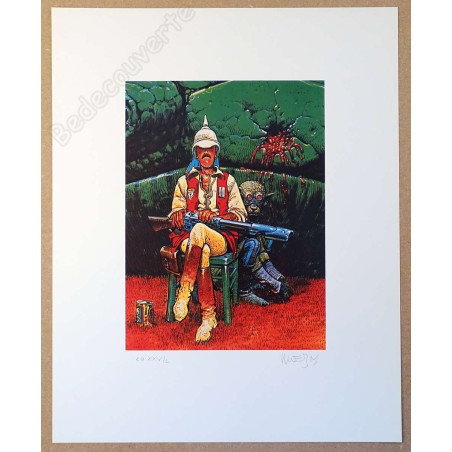 Affiche Moebius - Major Fatal Garage Hermétique BD - Bédécouverte