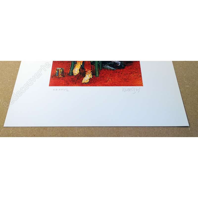 Affiche Moebius - Major Fatal Garage Hermétique BD - Bédécouverte