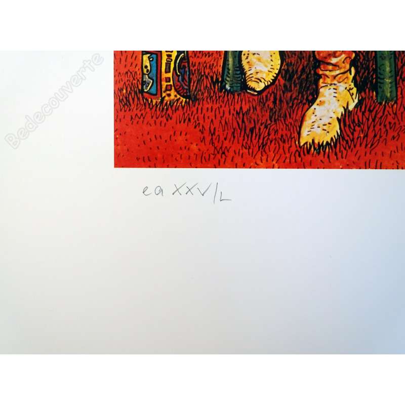 Affiche Moebius - Major Fatal Garage Hermétique BD - Bédécouverte