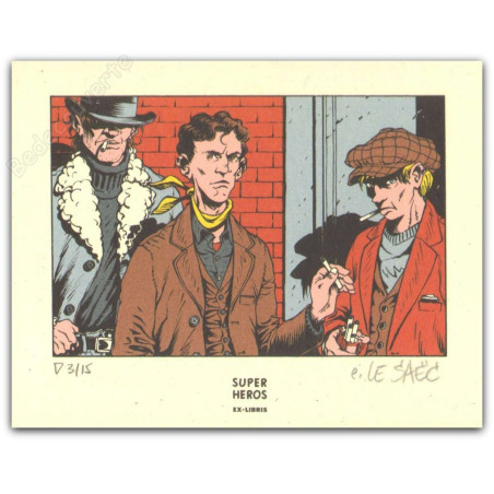 Ex-libris Le Saëc - Ce qui est à nous Super Héros BD - Bédécouverte