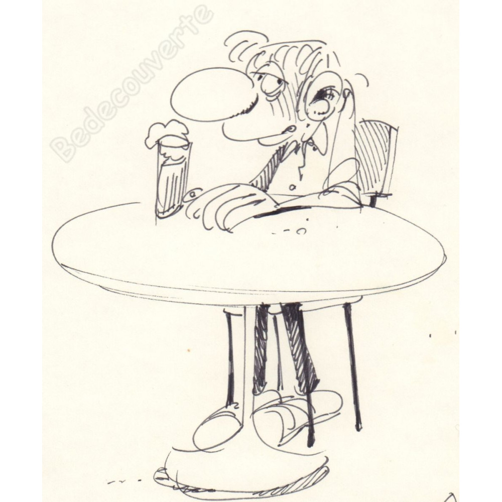 Jannin - Dessin Original Solitude