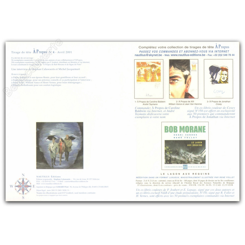 Joubert - Bob Morane Recto Verso