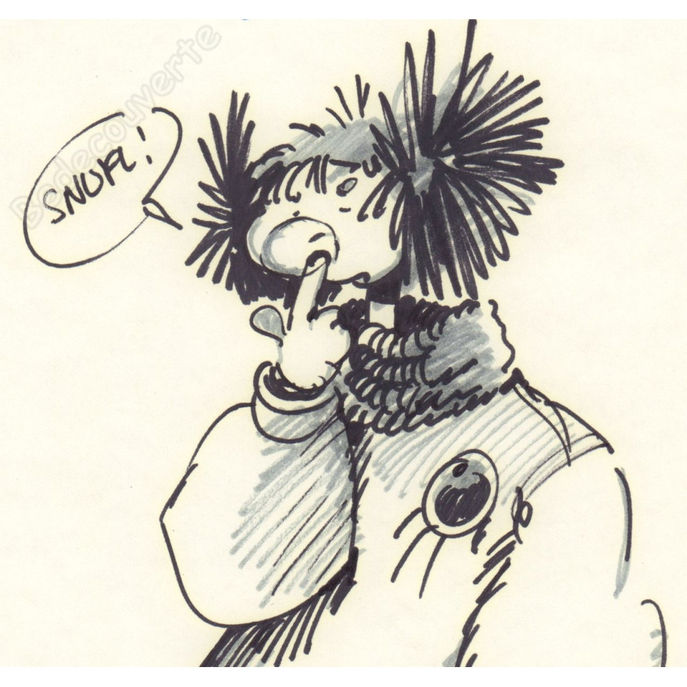 F'Murr - Dessin Original Homme du Néant