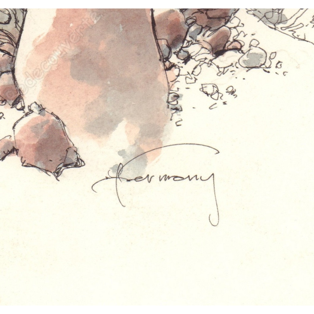 Hermann - Dessin Original Comanche
